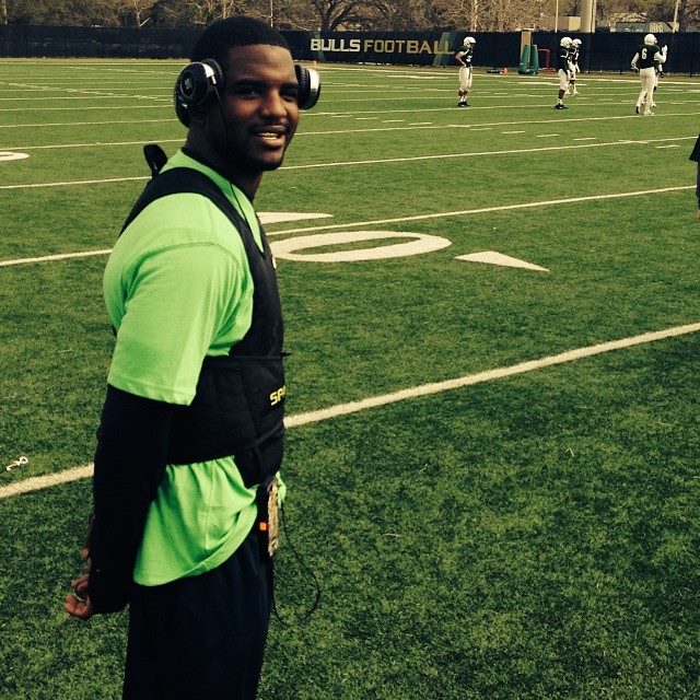 Former USF Bull and current Denver Bronco DB Jerome Murphy