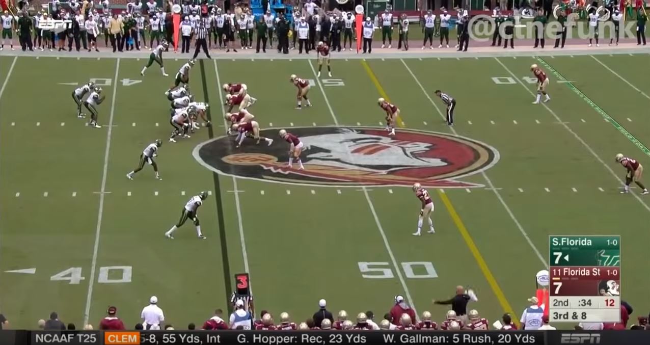 USF vs FSU Halftime Score 7-7 2015