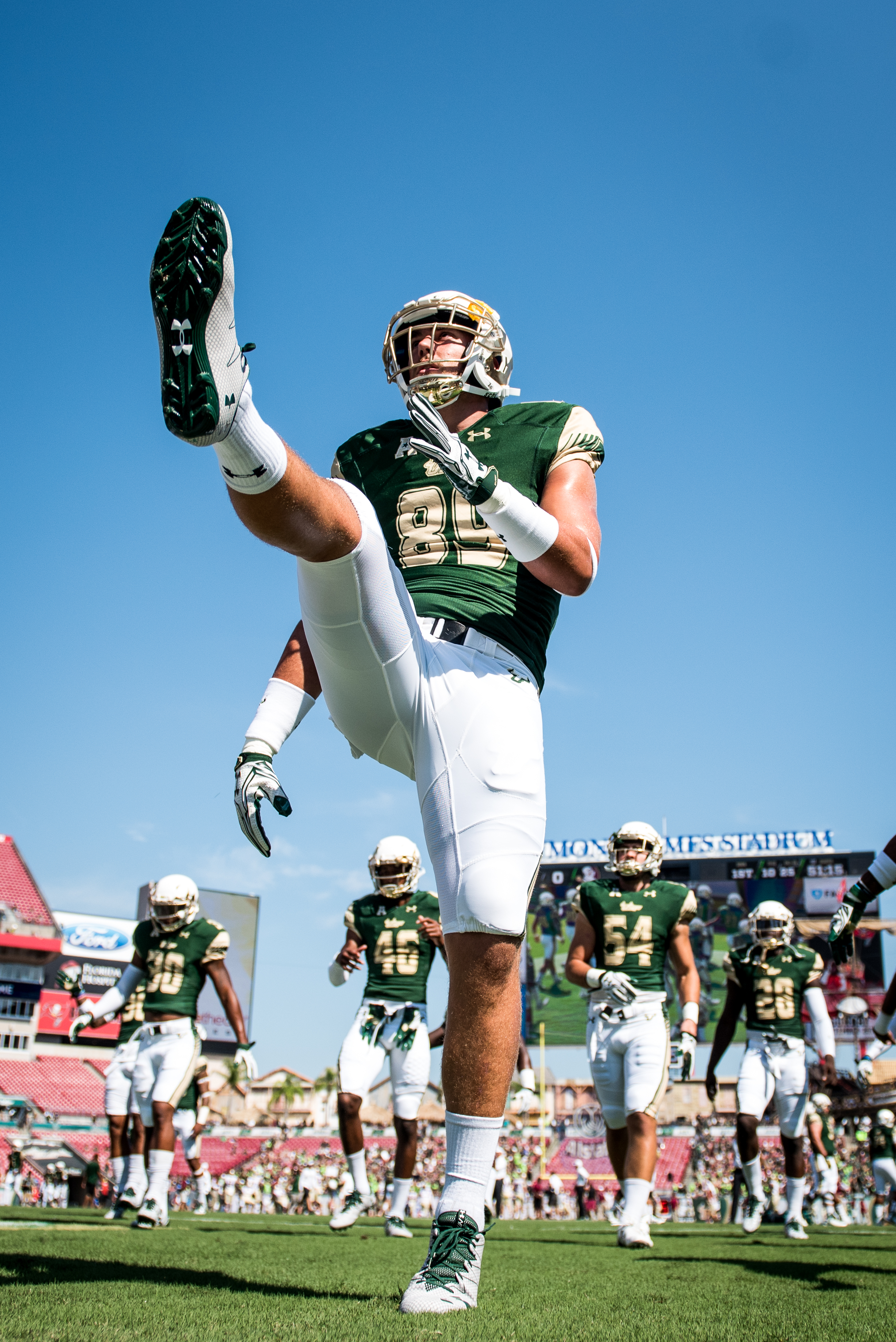 FSU vs USF 2016 32 – Mitchell Wilcox Pre-game by Dennis Akers (2451×3671)