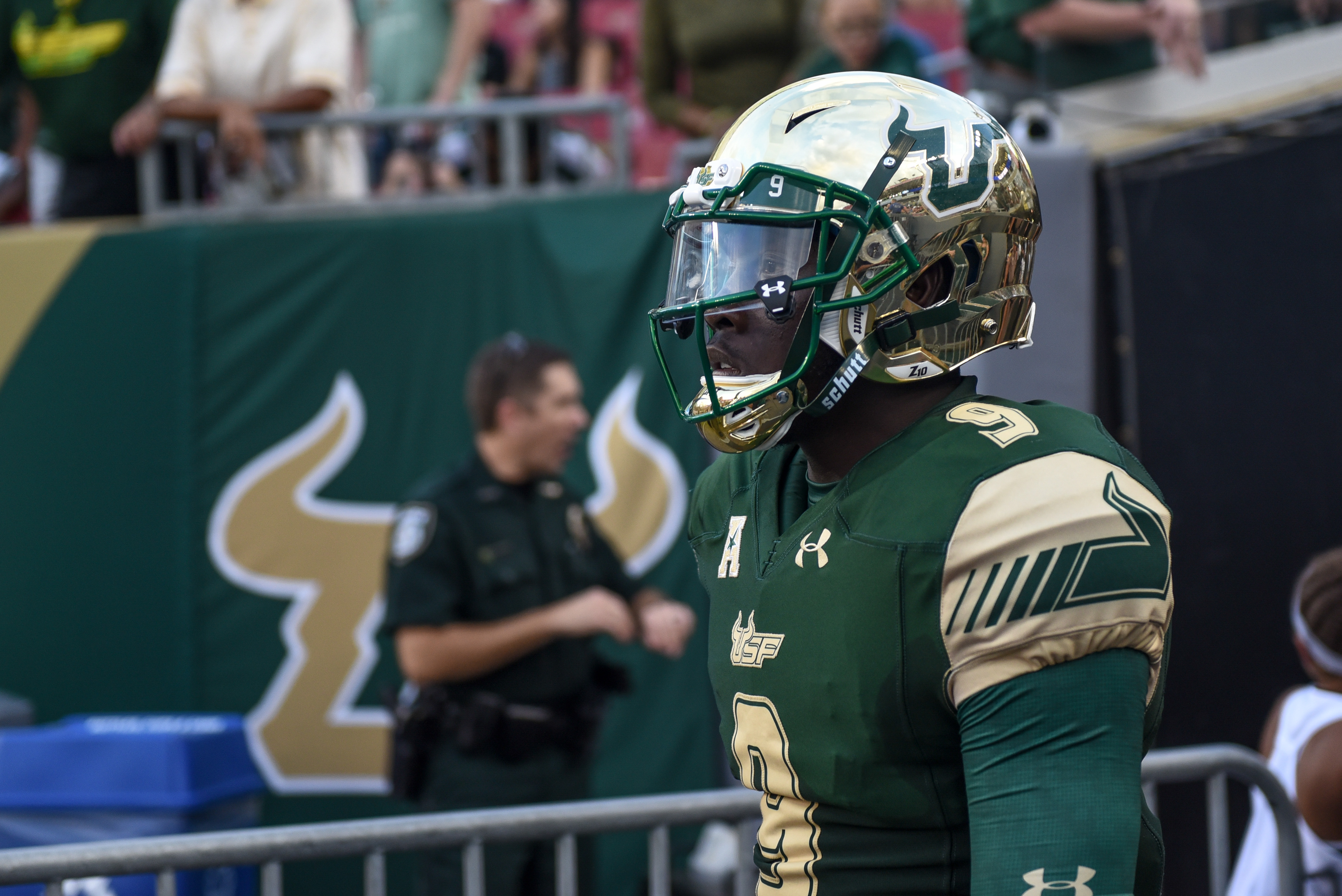 USF QB Quinton Flowers by Dennis Akers