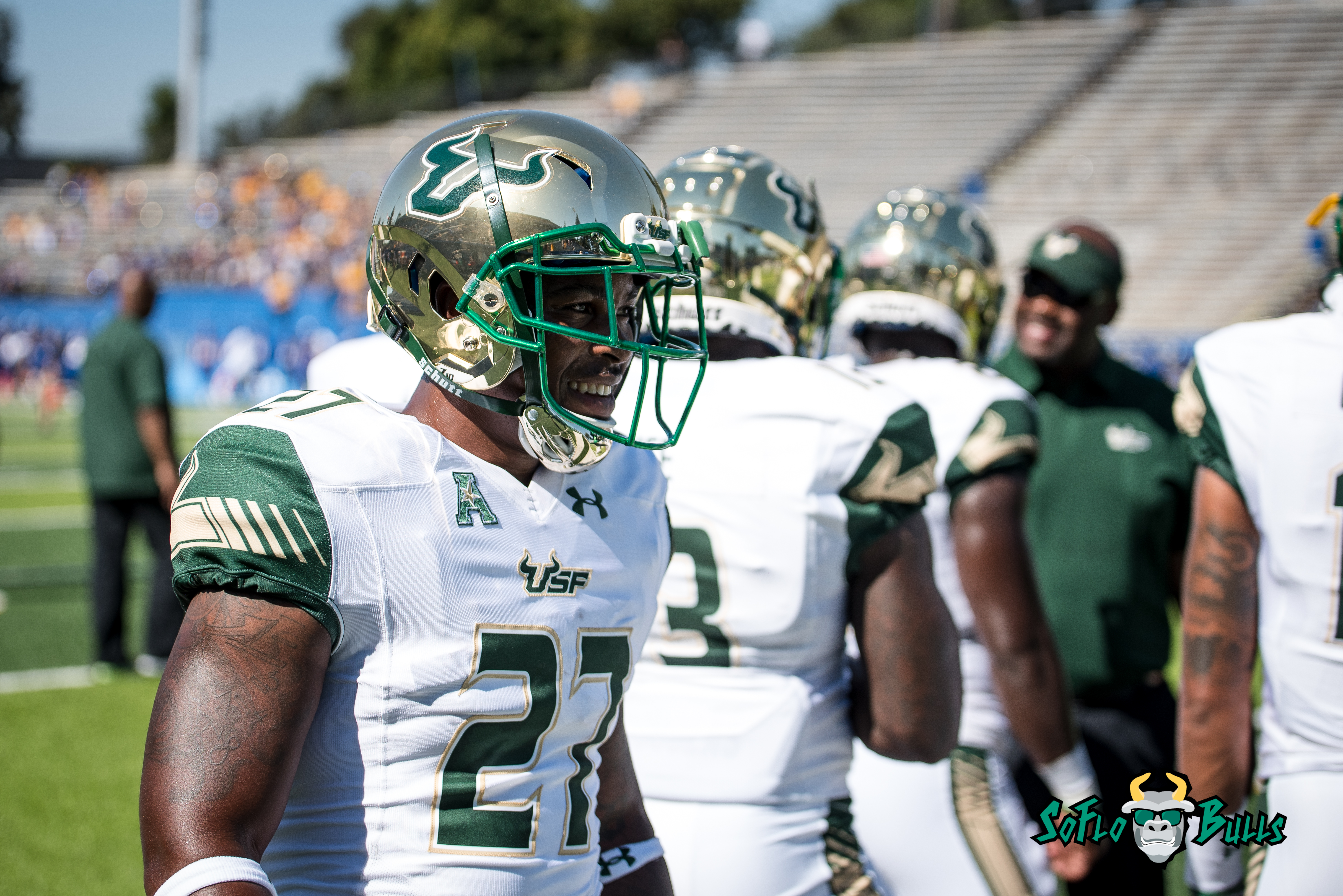 19 – USF vs. San Jose State 2017 – USF RB Davion Sutton by Dennis Akers ...