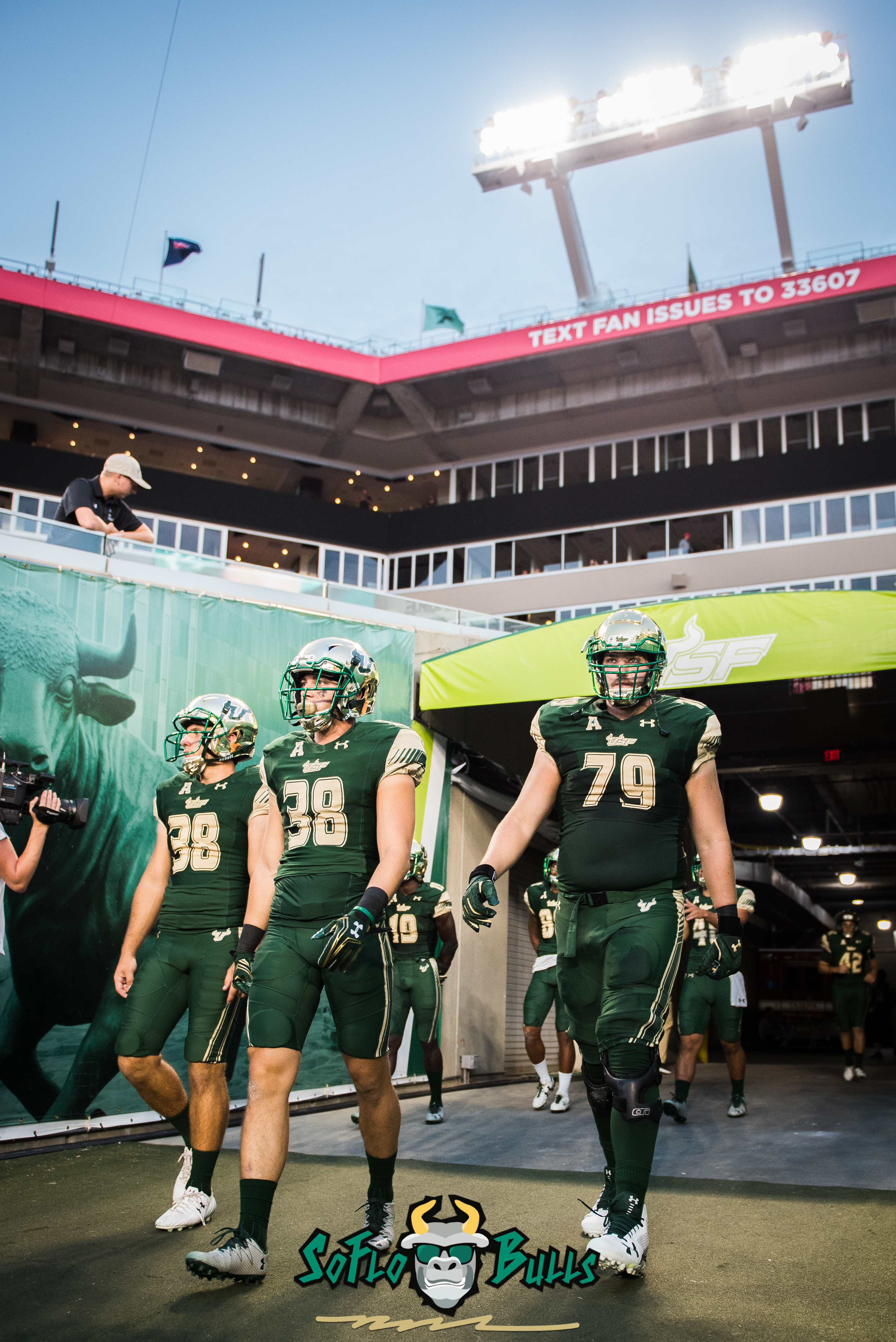 31 – Temple vs. USF 2017 – USF K Marco Salani Nick Cuccia Grant Polk by ...