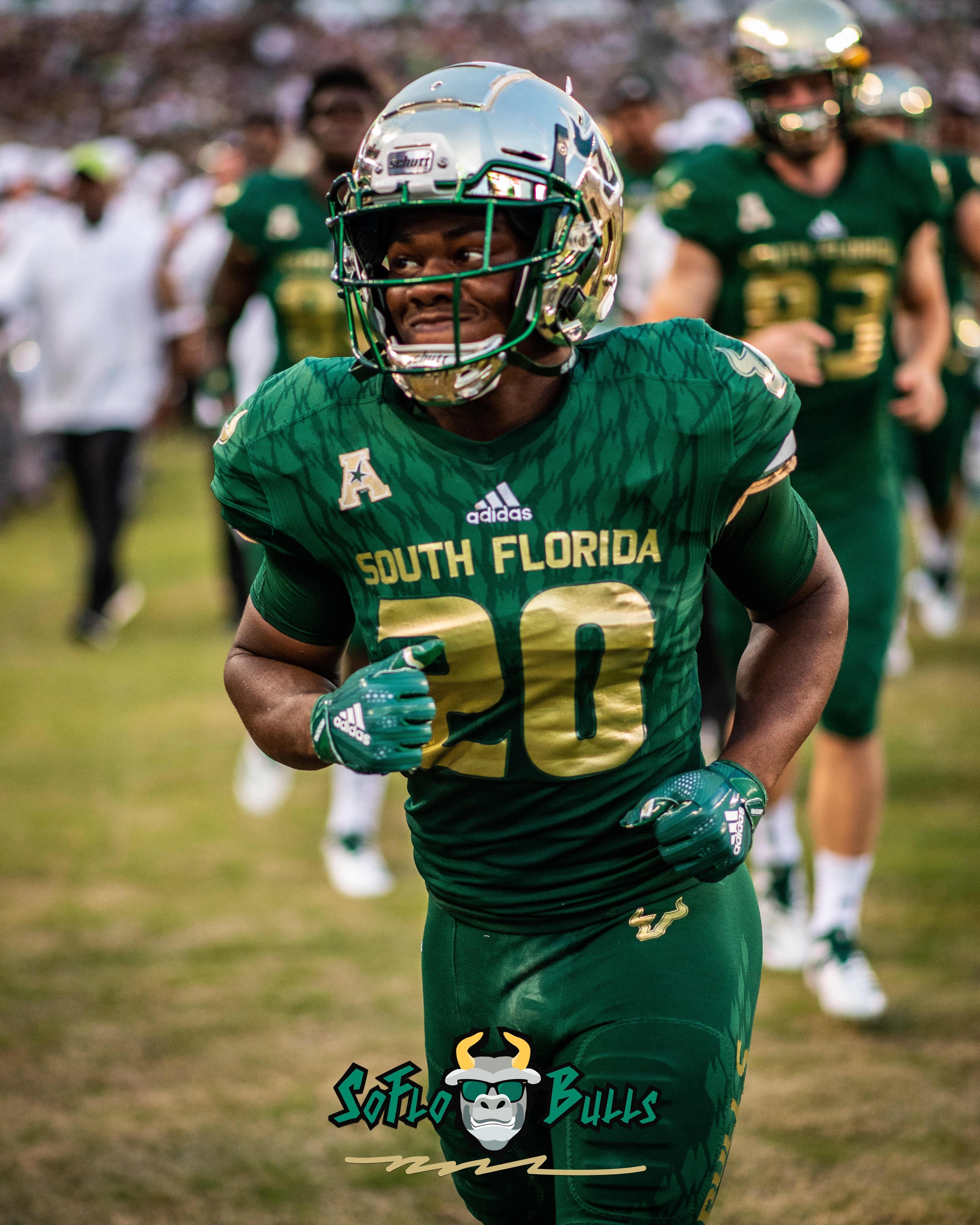 106 – Elon vs. USF 2018 – USF RB Johnny Ford by Dennis Akers ...