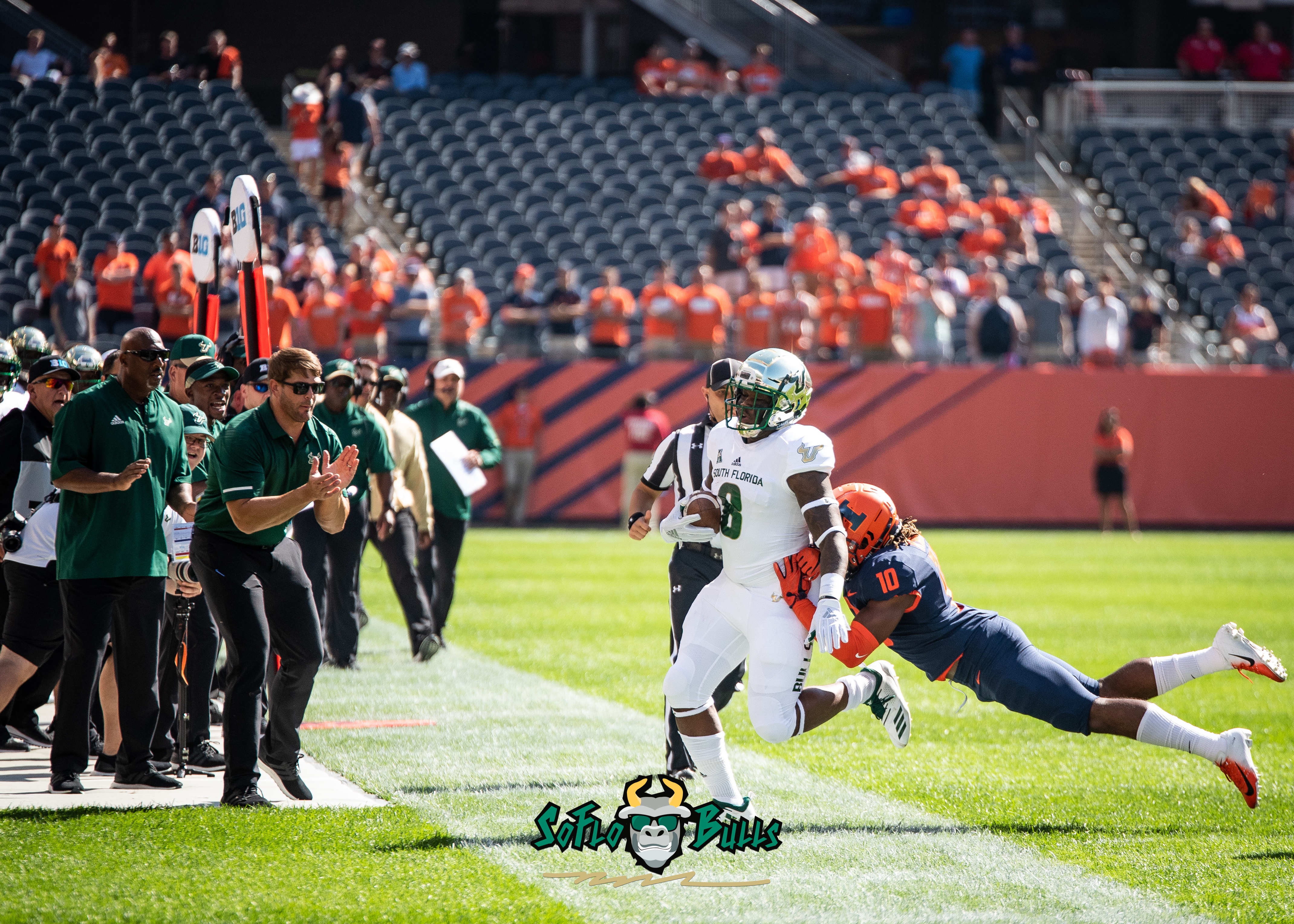 18 – USF vs. Illinois 2018 – USF WR Tyre McCants by Dennis Akers ...