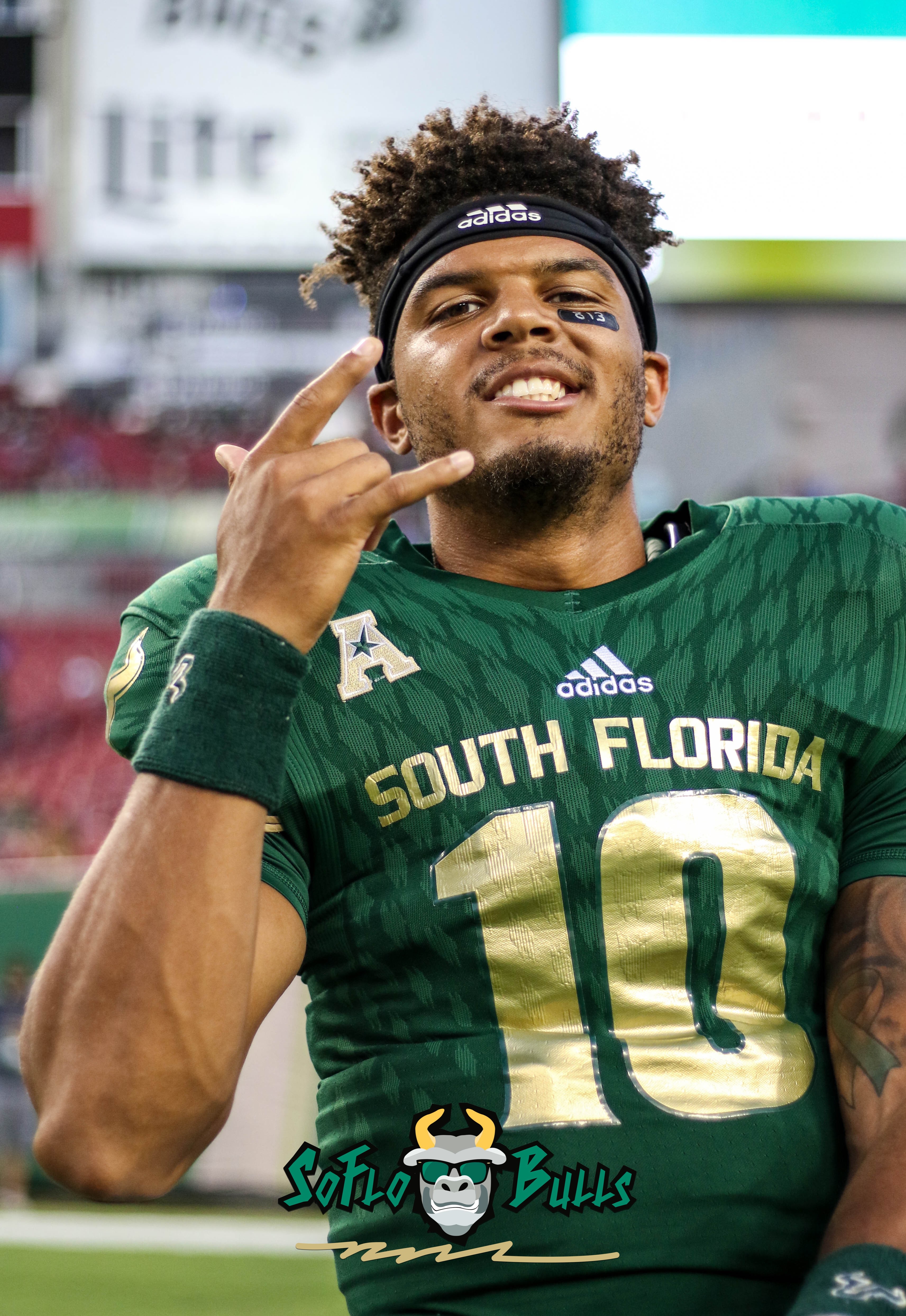 21A – USF vs. ECU 2018 – USF QB Chris Oladokun by Will Turner ...