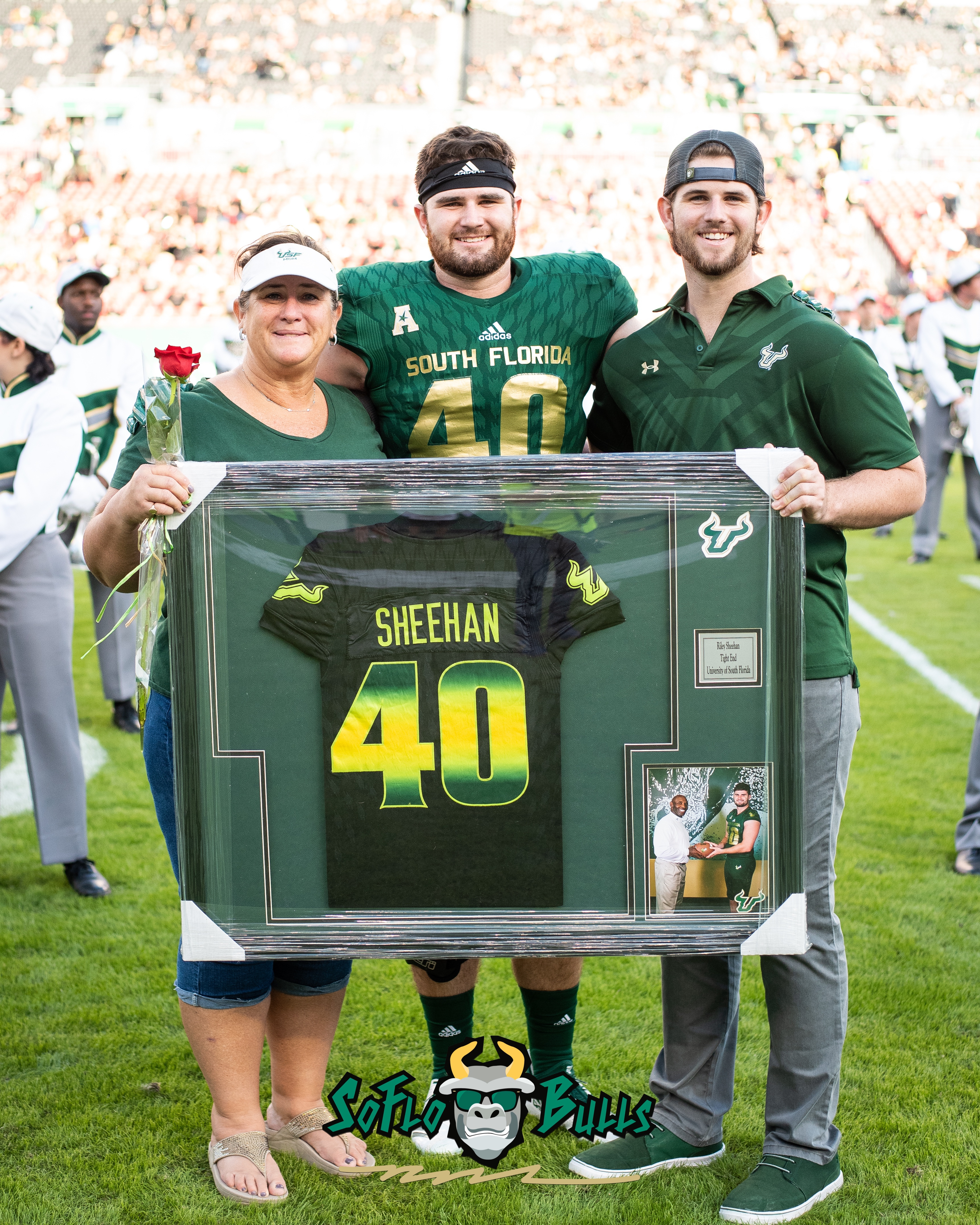 22 – UCF vs. USF 2018 – USF FB Riley Sheehan Senior Photo by Dennis ...