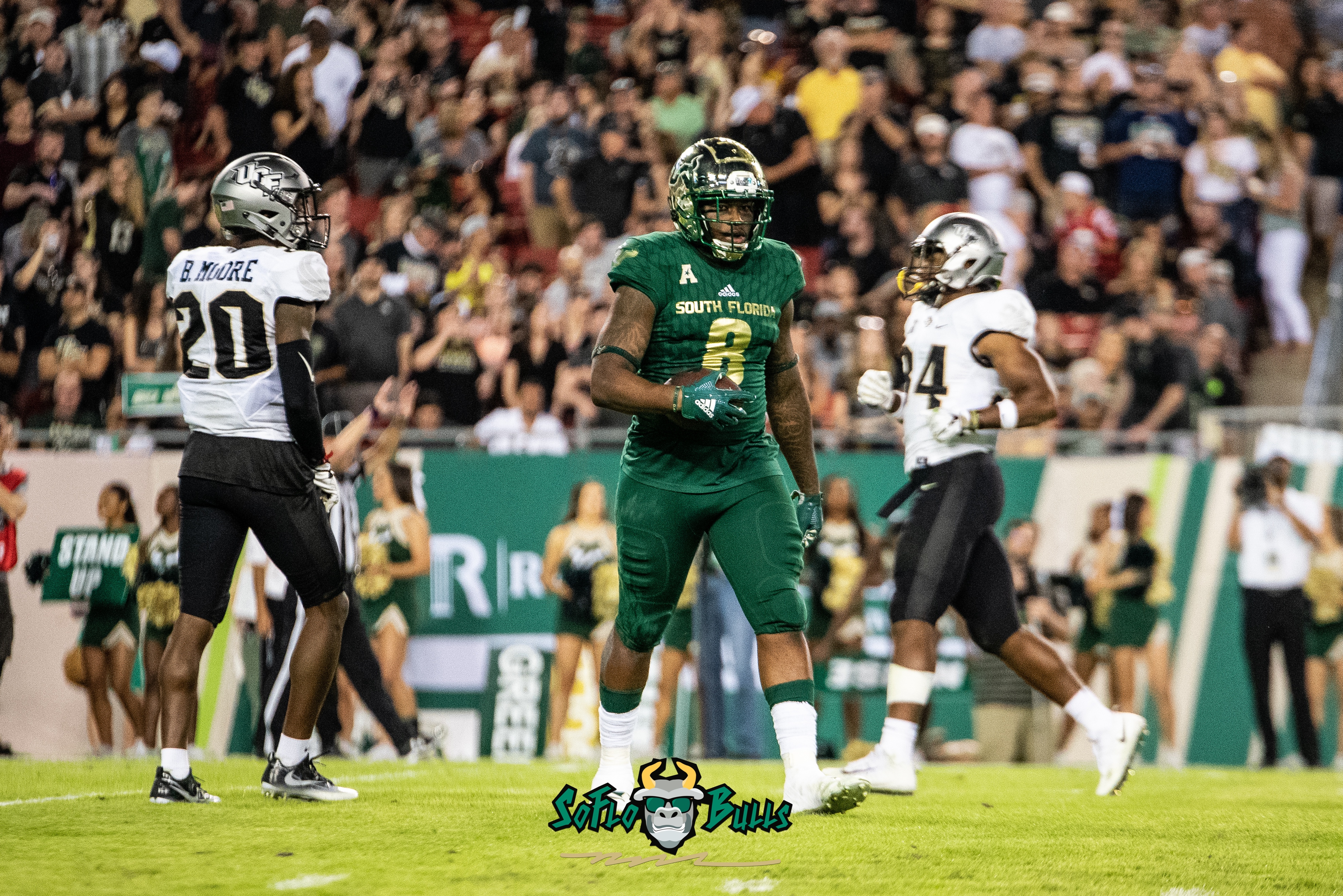 67 – UCF vs. USF 2018 – USF WR Tyre McCants by Dennis Akers ...