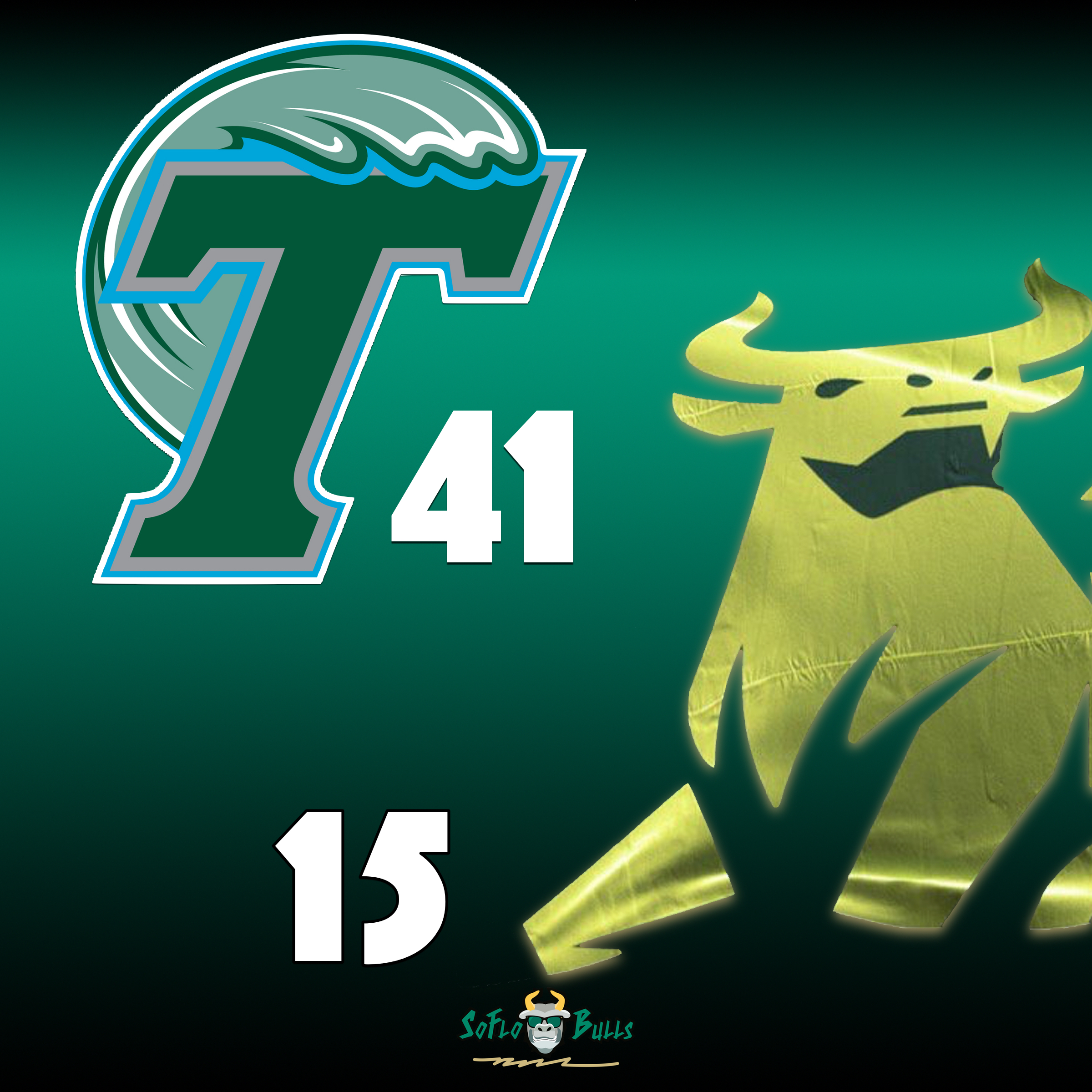 Tulane vs. USF 2018 Final Score | SoFloBulls.com (2400×2400)