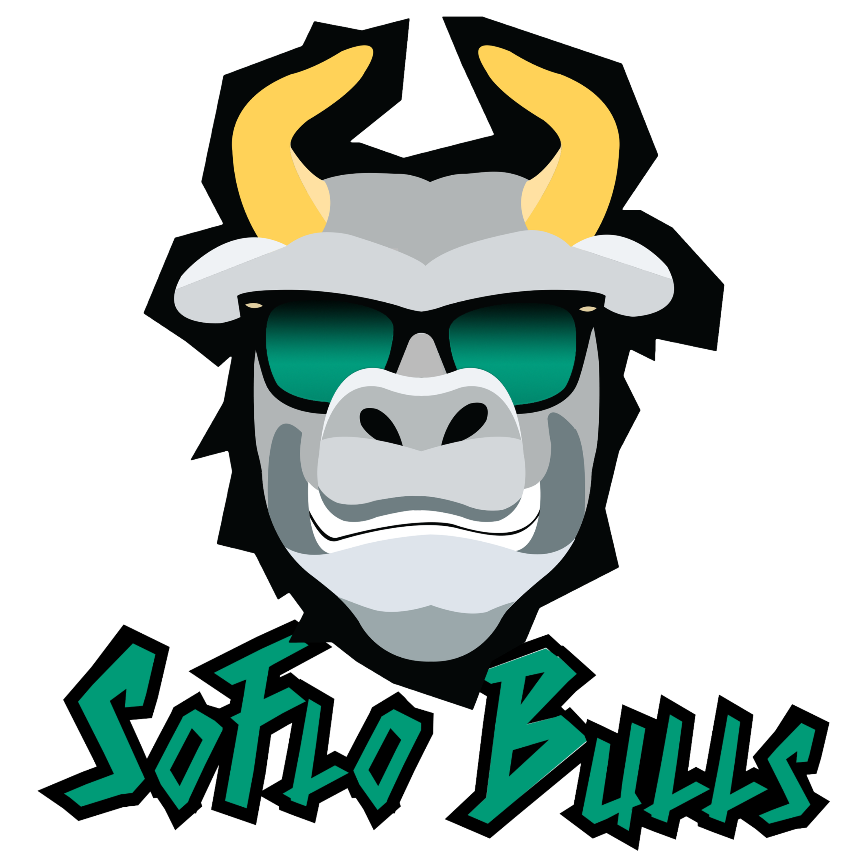 2023 SoFloBulls Rocky Head Logo Redbubble FINAL (3000×3000) TRANSPARENT