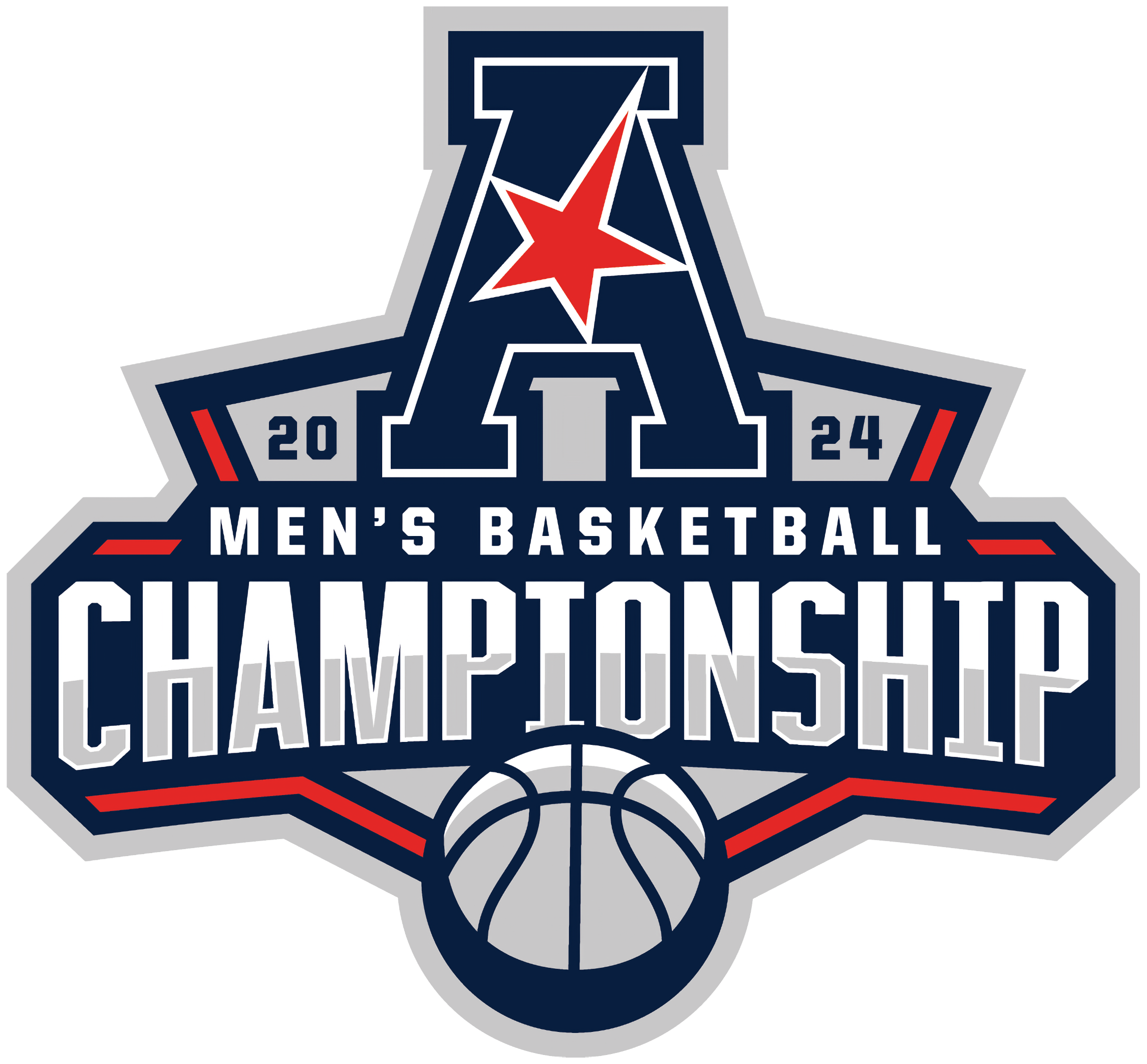 2024 AAC Men’s Basketball Championship Logo SoFloBulls.com WEB