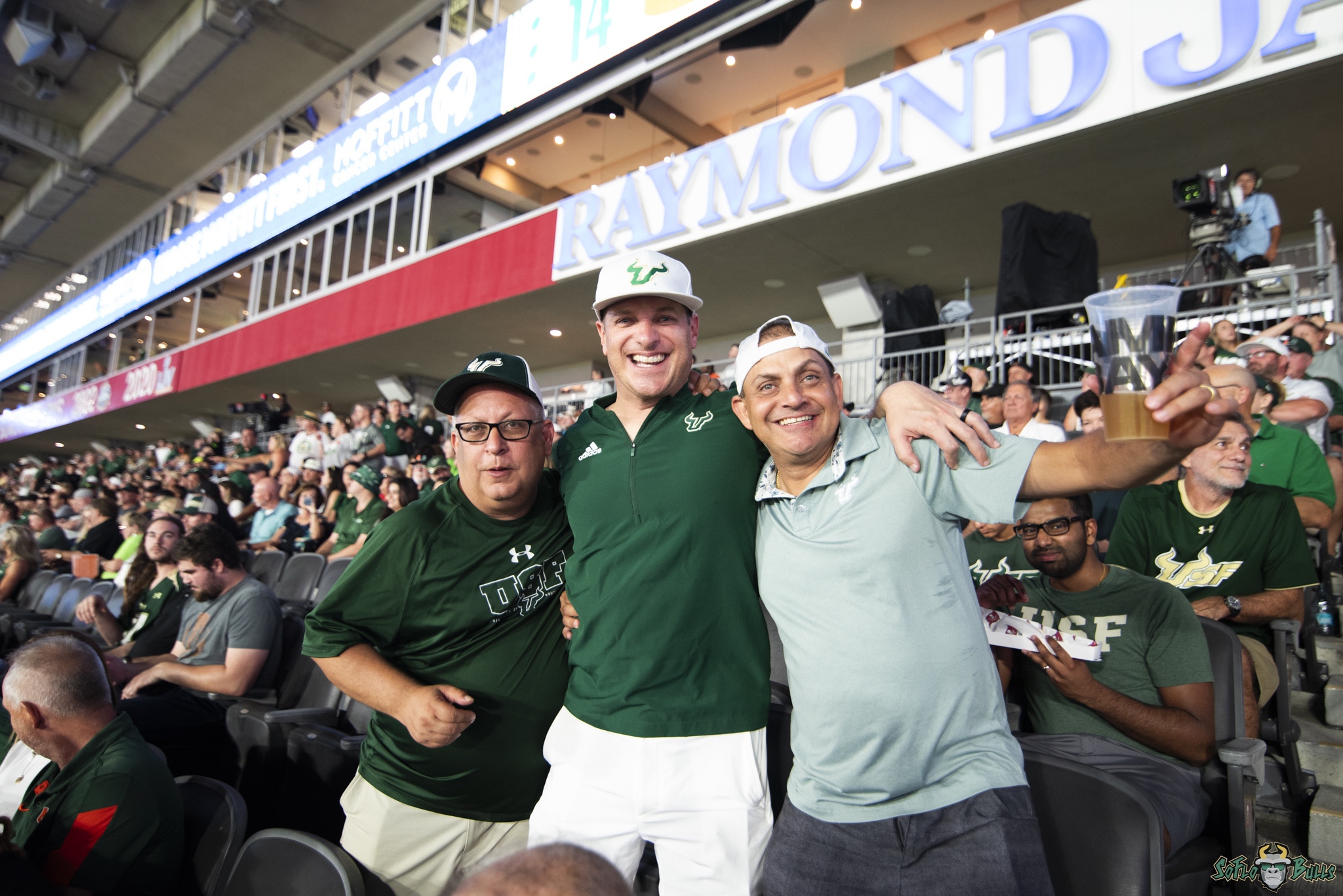 100 No 8 Miami vs USF 2024 Bulls Fans in Crowd Raymond James Stadium DA
