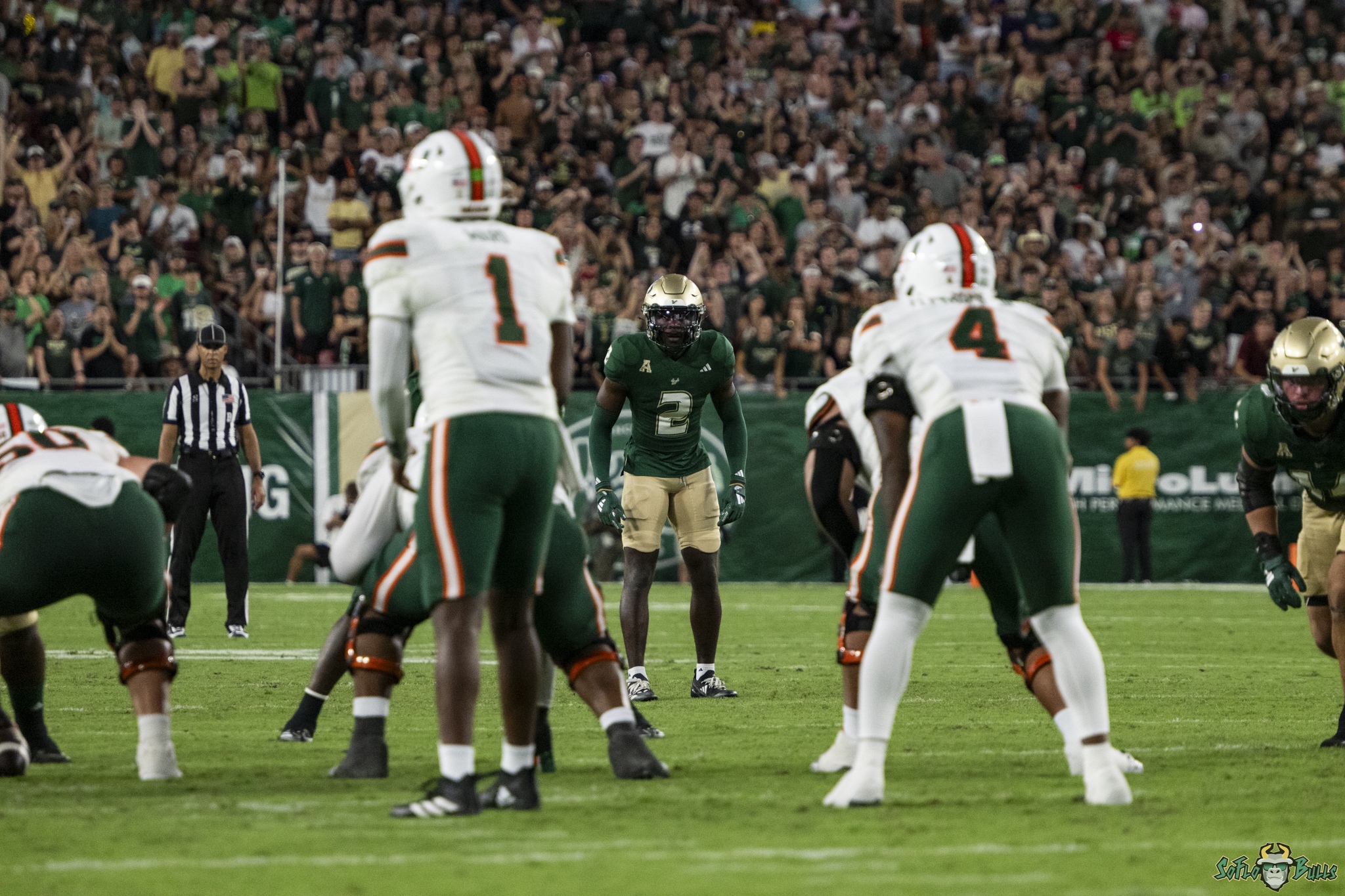 71 No 8 Miami vs USF 2024 DB Tavin Ward Cam Ward DA