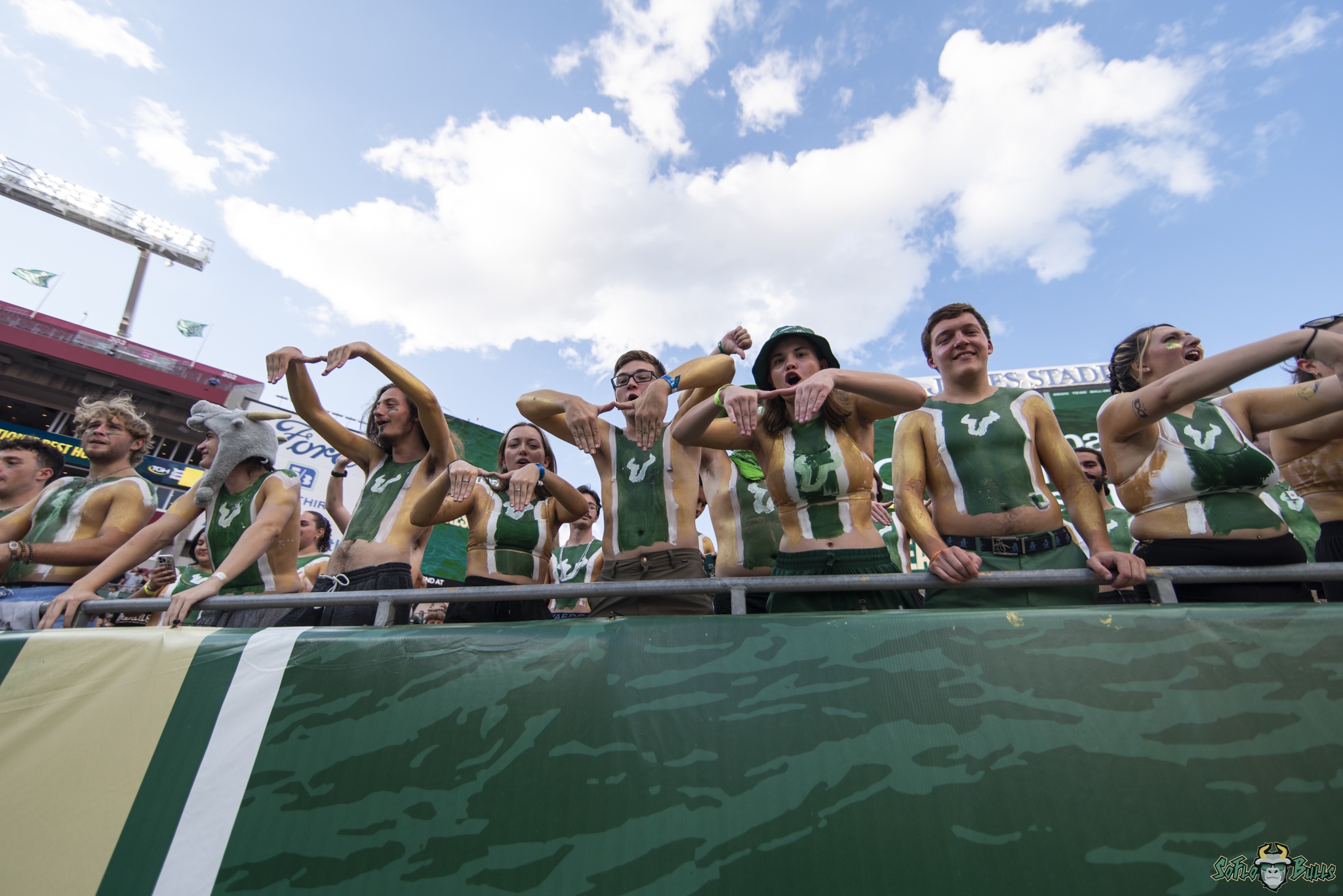 8 No 8 Miami vs USF 2024 Raymond James Stadium Student in Crowd DA